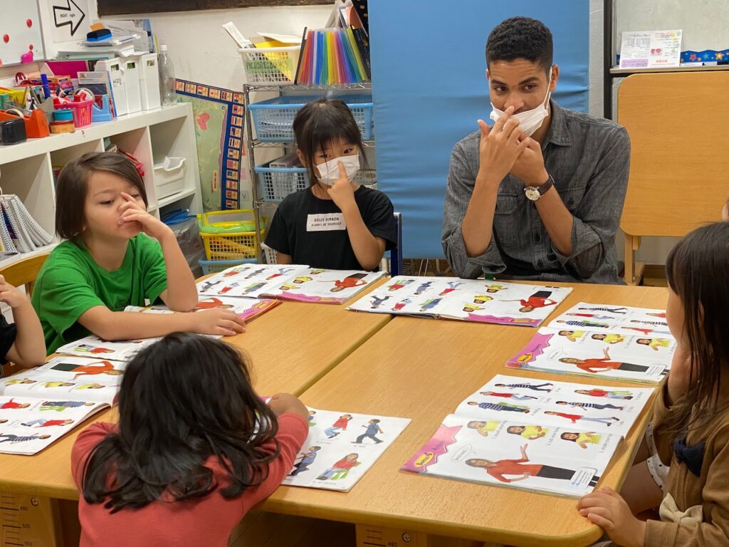 “Simon Says” game – Apple Bee International School